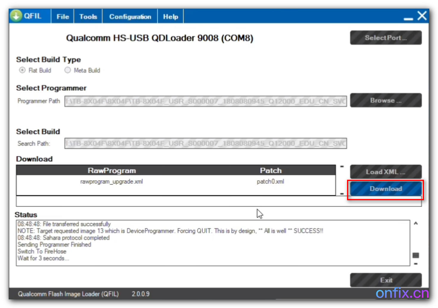 9008 端口终极刷机攻略：救砖、清密码、或者定制系统刷到正常系统刷机解锁